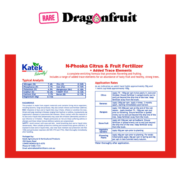 SuperPhoska N-Phoska + Trace Elements Citrus & Fruit Fertilizer Pellets ...